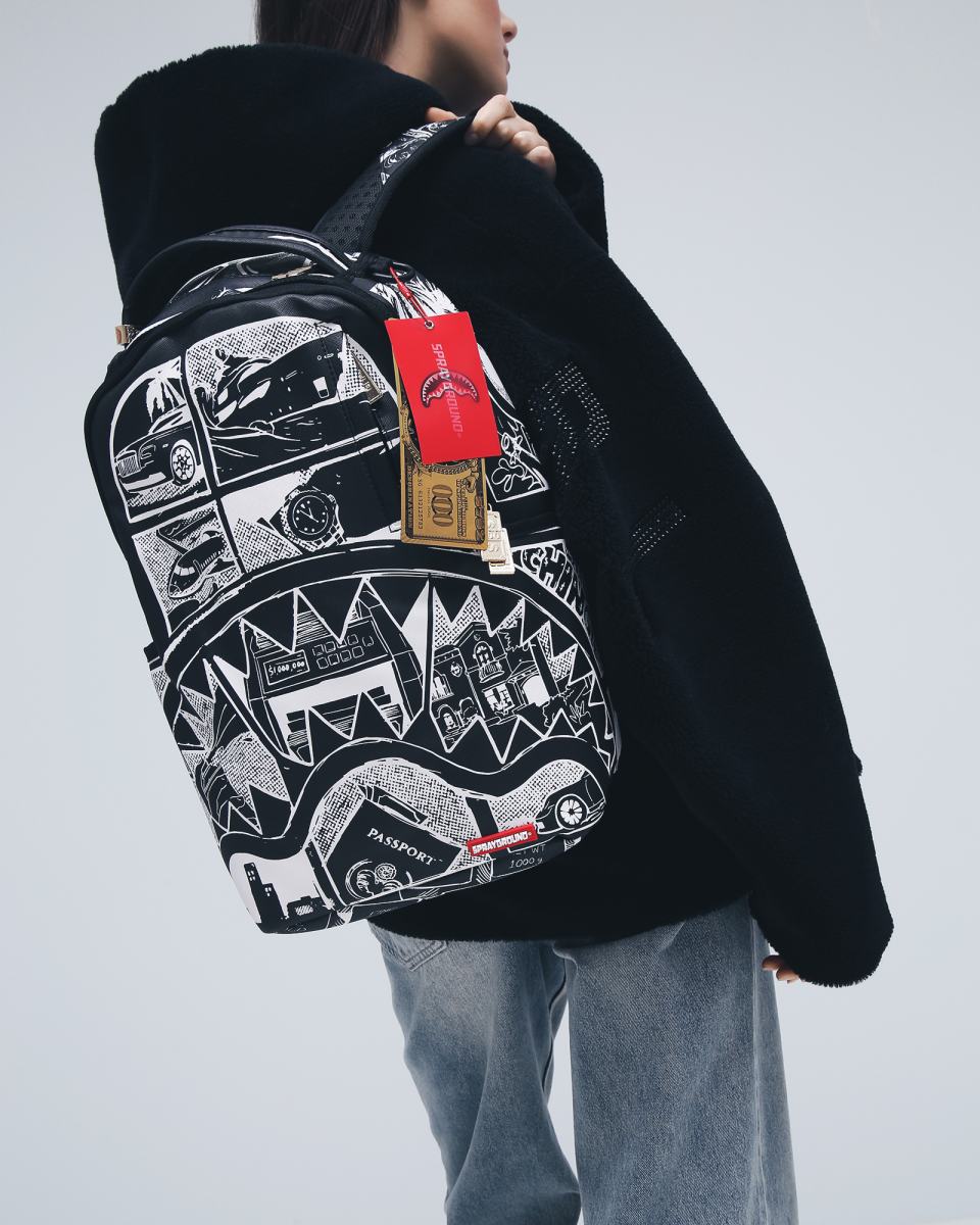 Рюкзак SPRAYGROUND B5469 eco comic book inverted купить в интернет ...