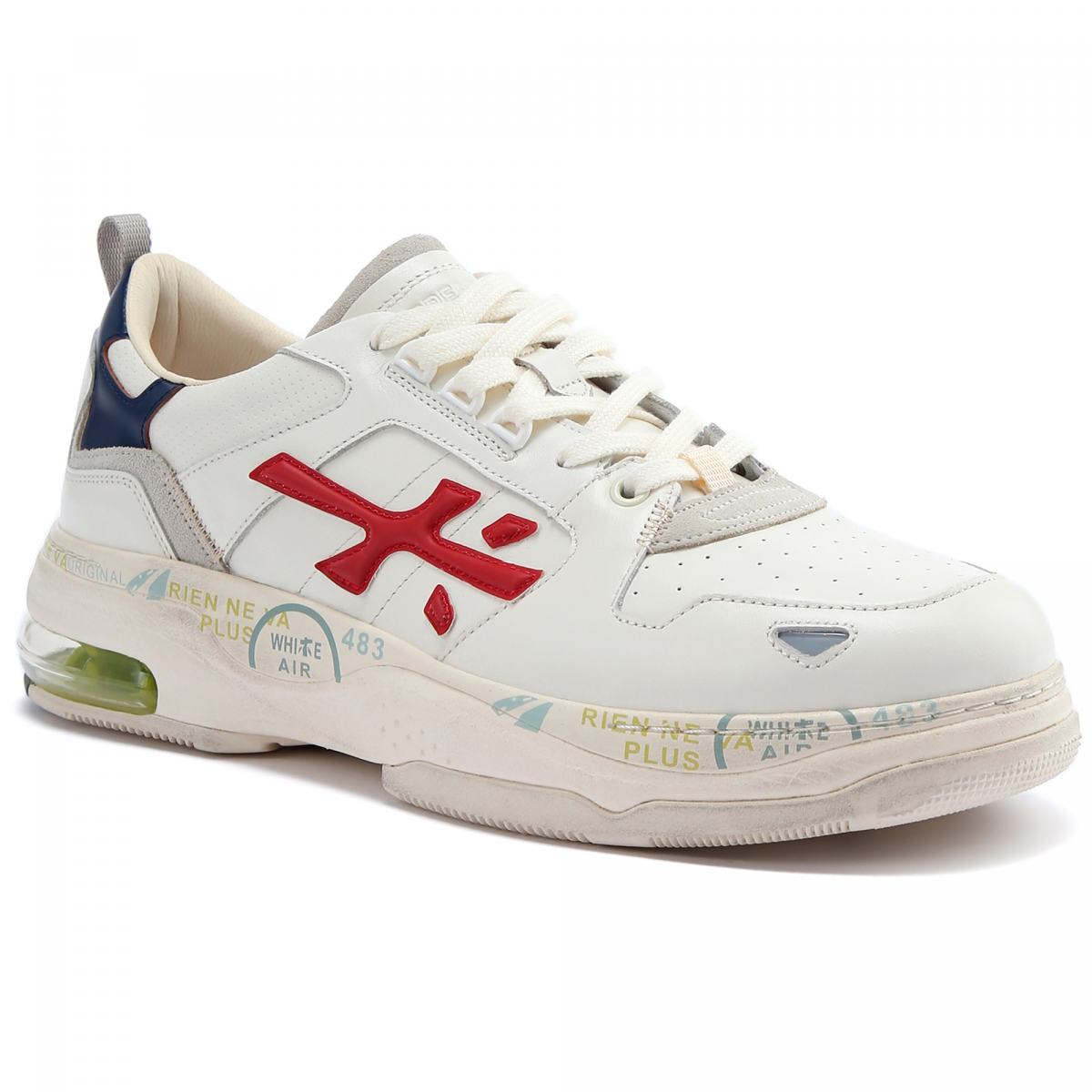 Кроссовки Premiata Drake var 351 bianco купить в интернет-магазине NO ONE