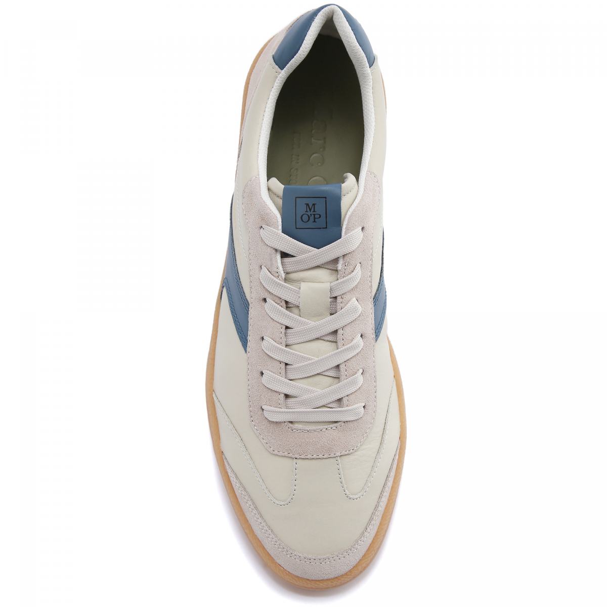 Кроссовки Marc O’Polo 40126263501100 Leather offwhite/denim купить в ...