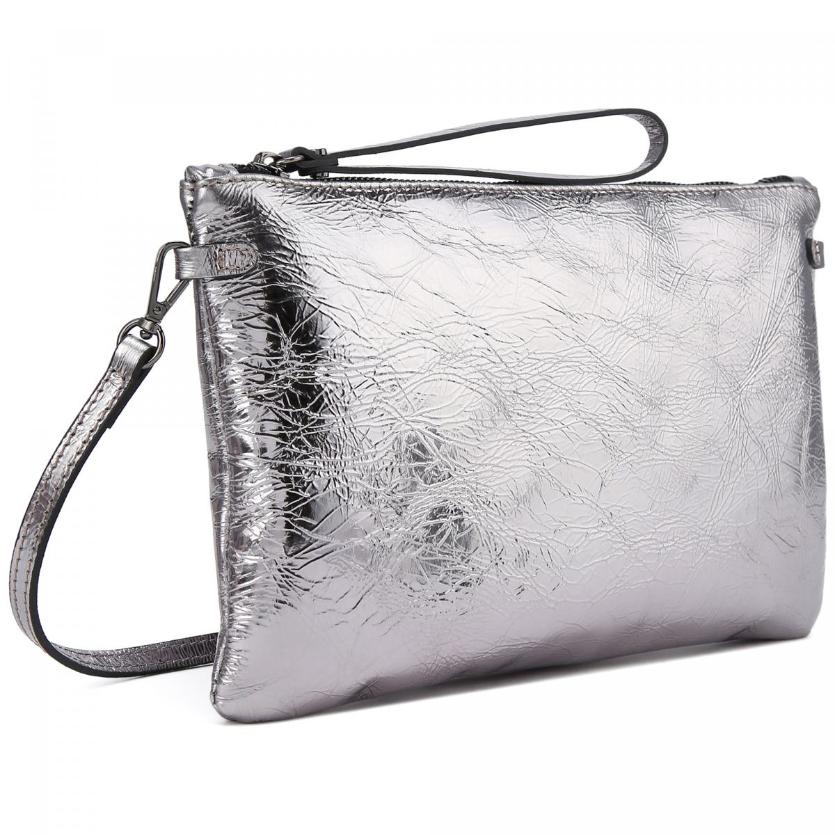 Сумка Gianni Chiarini BS 3695 pelle DARK SILVER купить в интернет-магазине NO ONE