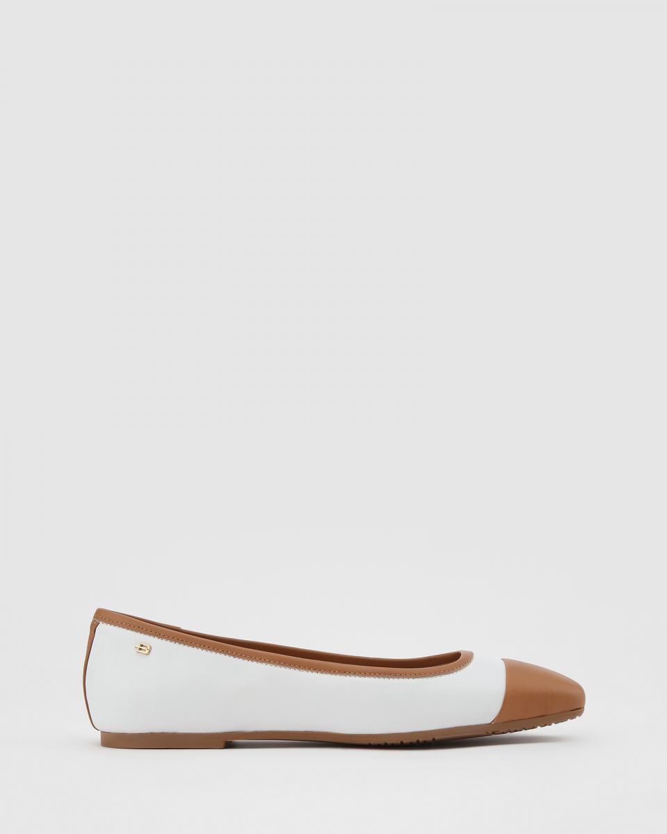 Туфли Baldinini D5E264 nappa white-tan (1879782) купить со скидкой 60% ...